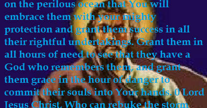 Prayers: Prayer to Seafarers