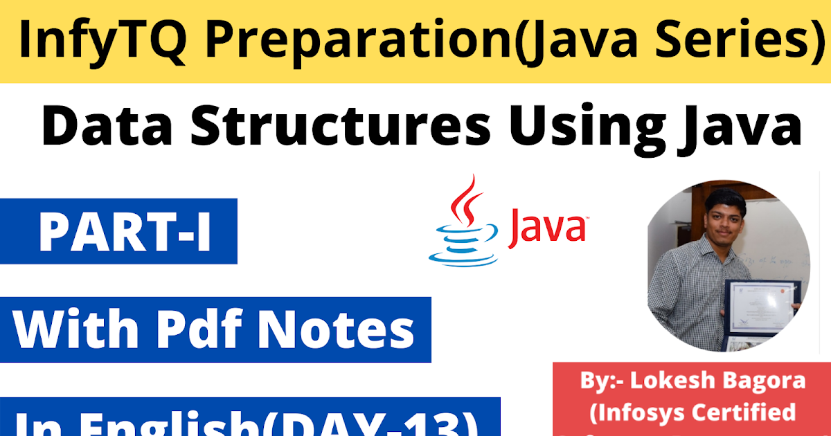 Infytq Data Structures Using Java Part 1 Notes Handwritten Notes Pdf
