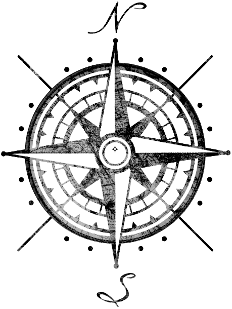 Fantasy Map Compass Rose