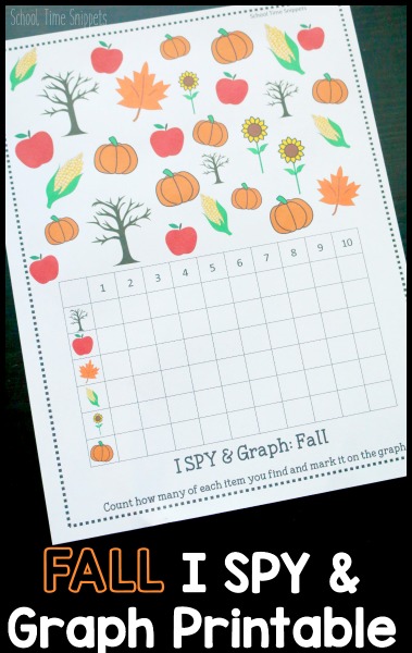 Count & Graph Fall Activity | School Time Snippets