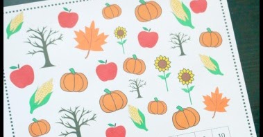 Count & Graph Fall Activity | School Time Snippets