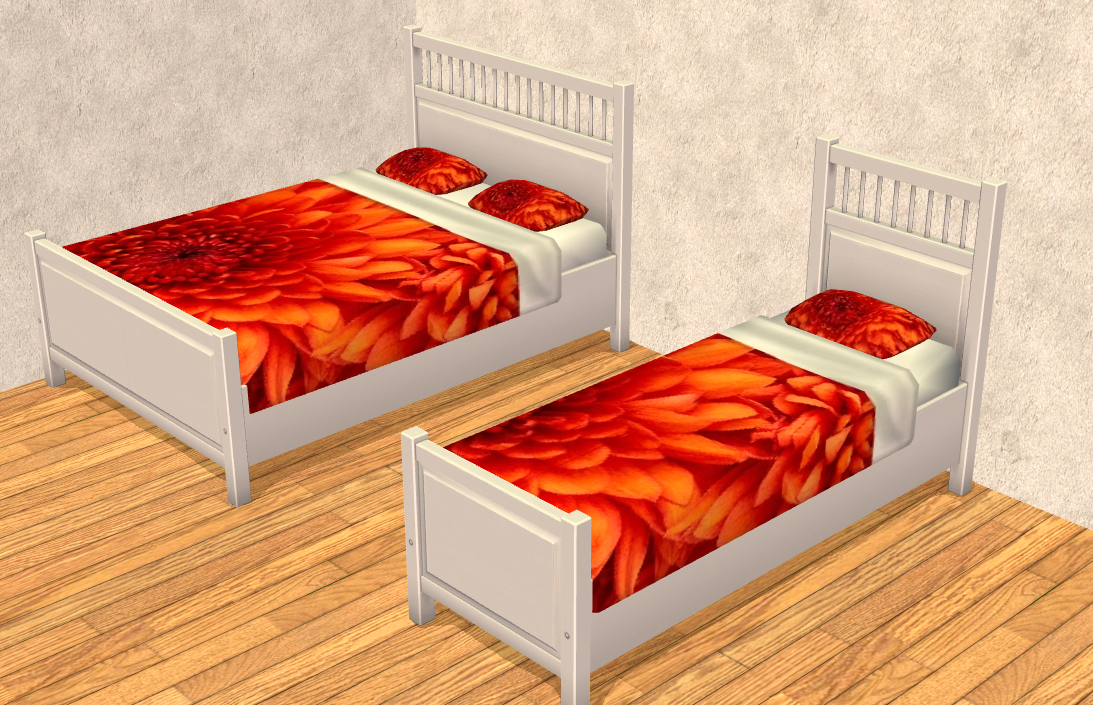 TheNinthWaveSims: The Sims 2 - Chrysanthemum Bedding