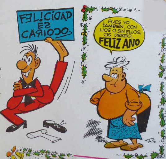 EL RINCON DEL TARADETE: Carioco y Doña Lio desean feliz año