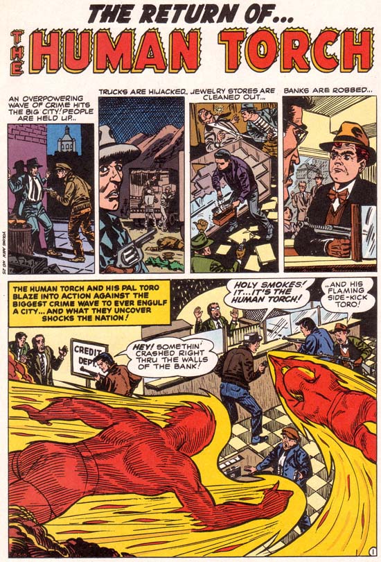 Who Created the Comic Books?: The First Human Torch Writer (of the Fifties)