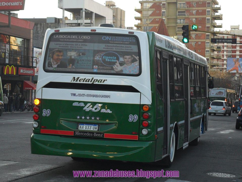 Colectibus - Zona de Buses: LINEA 45