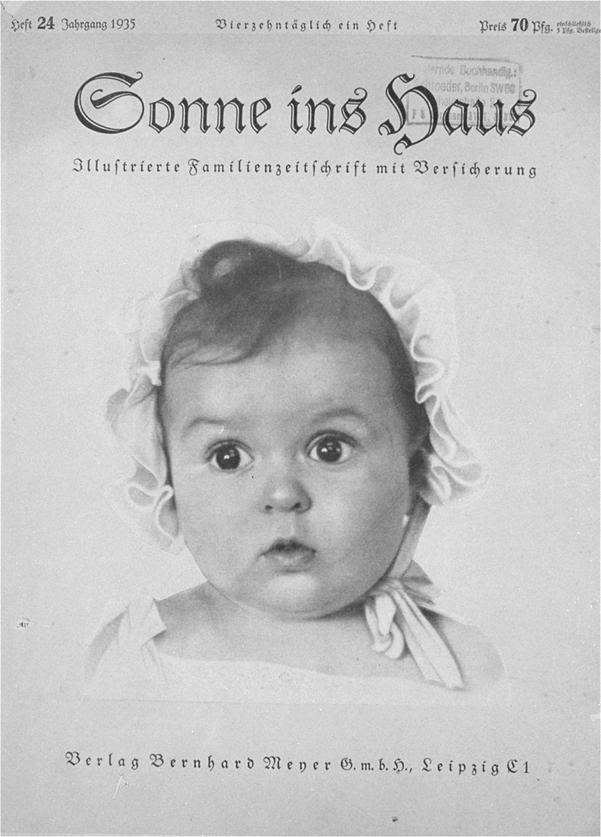 In 1935, Hessy Levinsons Was Selected as “the Most Beautiful Aryan Baby ...