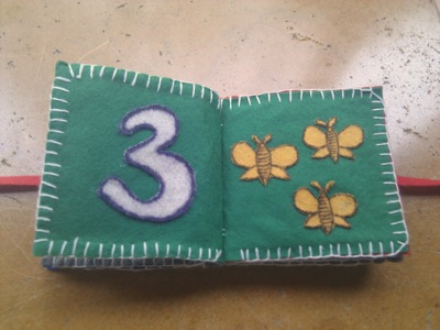 chronicles of a stay at home!: DIY number book