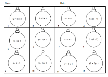 Solving Equations with Order of Operations - Classroom Freebies