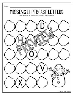 Emily Jane Creates: JANUARY NO PREP KINDERGARTEN PACKET-OVER 100 PAGES!