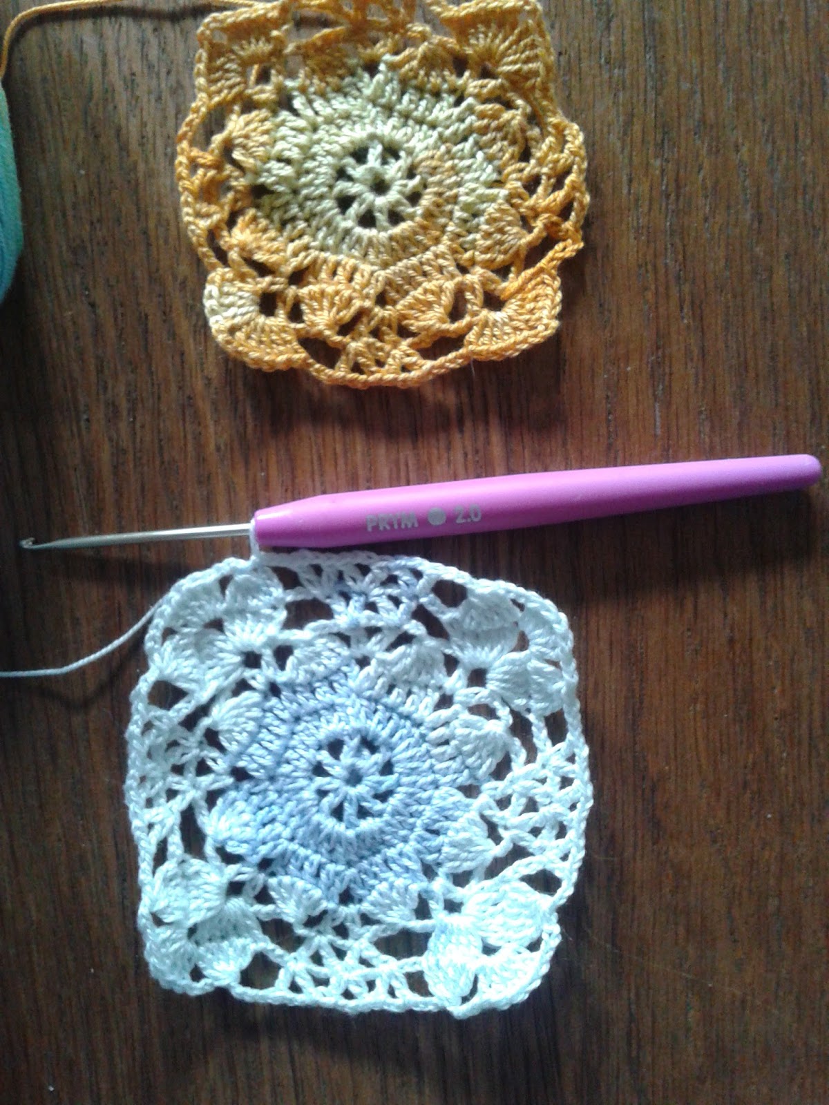 funkycrochet: New Crochet Crush - Rustic Lace Square (Crochet Motif)