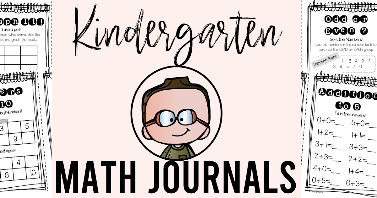 Kindergarten Math Journals | Mrs. Bremer's Class