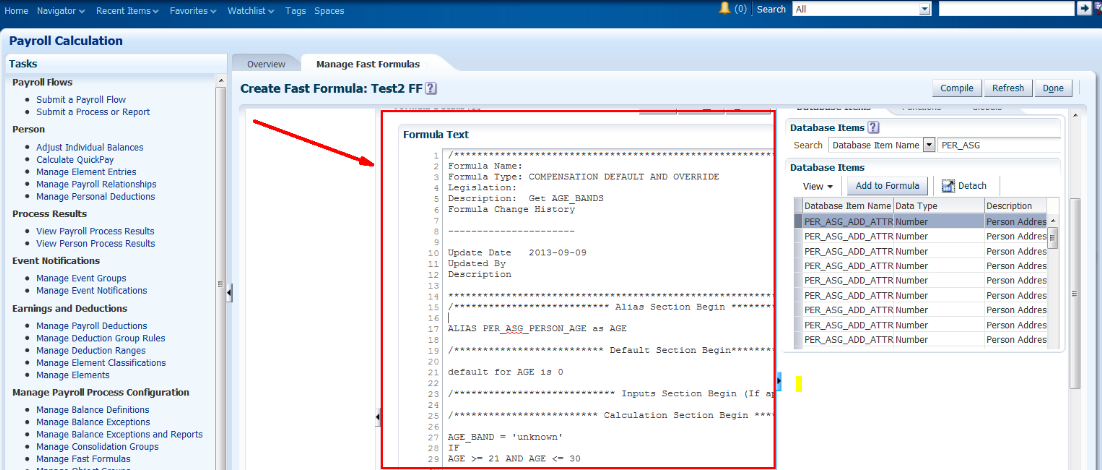 Oracle Application's Blog: How to Create Fast Formula in Oracle Fusion HCM