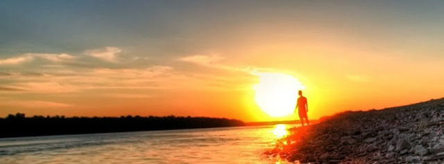 Alone Boy Sun Facebook Cover