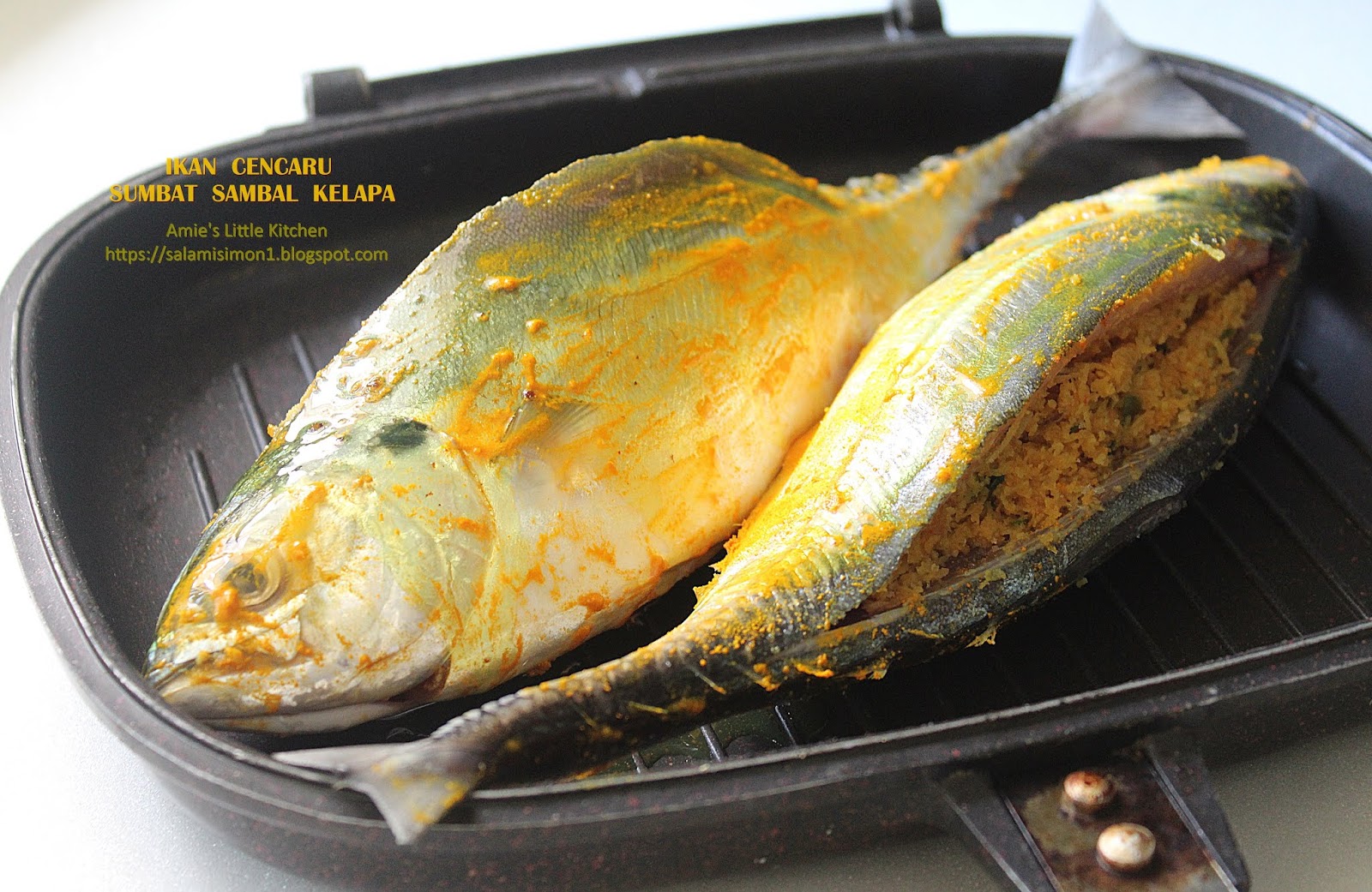 Resipi Ikan Cencaru Sumbat Sambal Kelapa Kegemaranku! - Amie's Little ...
