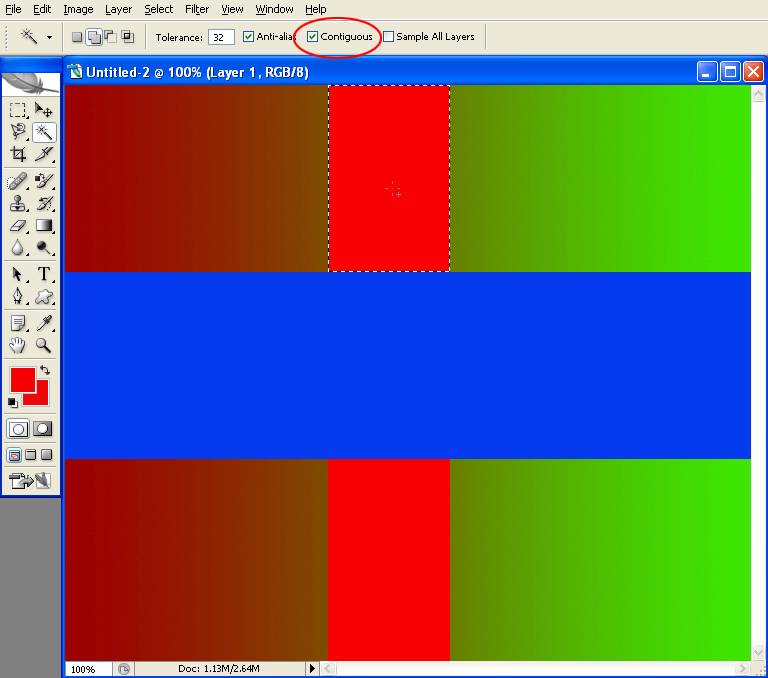Learners Desk: About Photoshop Magic Wand Tool