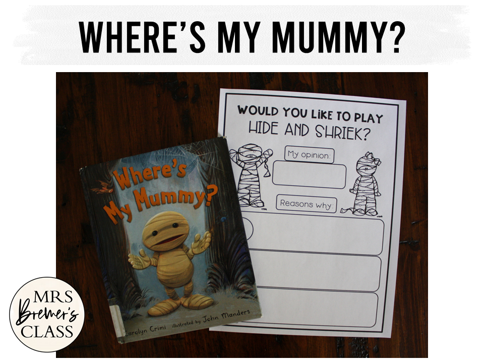 Where's My Mummy | Book Activities and Craftivity | Mrs. Bremer's Class