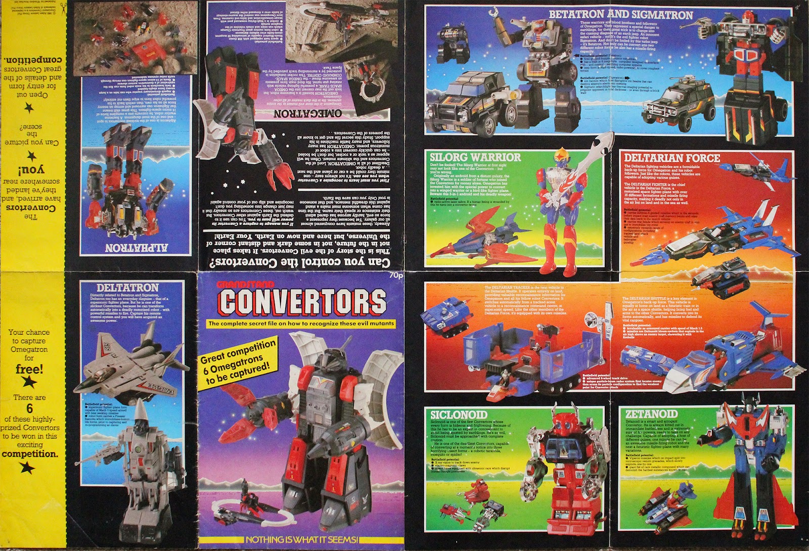 Soundwaves Oblivion: Transformer Toy Archive: Grandstand Convertors