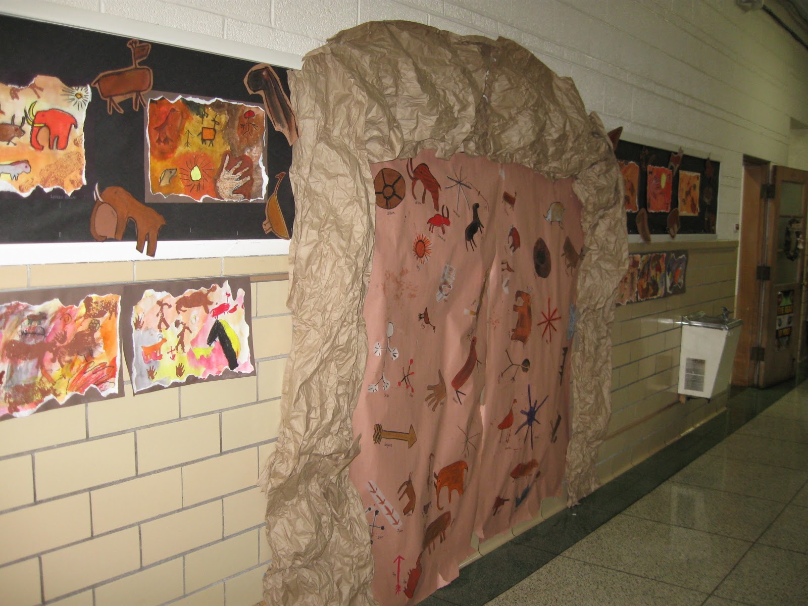 The Paper Pear: 4th Grade Cave Paintings