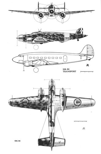 SI VIS PACEM, PARA BELLUM: Il Savoia-Marchetti S.M.84