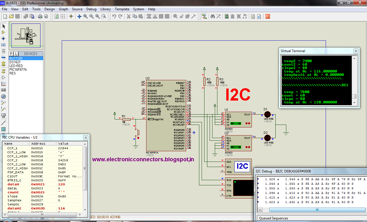 ELECTRONIC CONNECTORS: I2C in ARDUINO UNO & PIC Microcontroller with ...