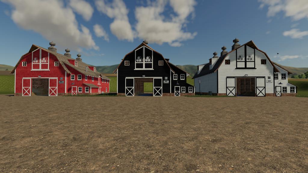 FS19 Placeable Straw Barn v2.0 - FS 19 & 22 USA Mods Collection
