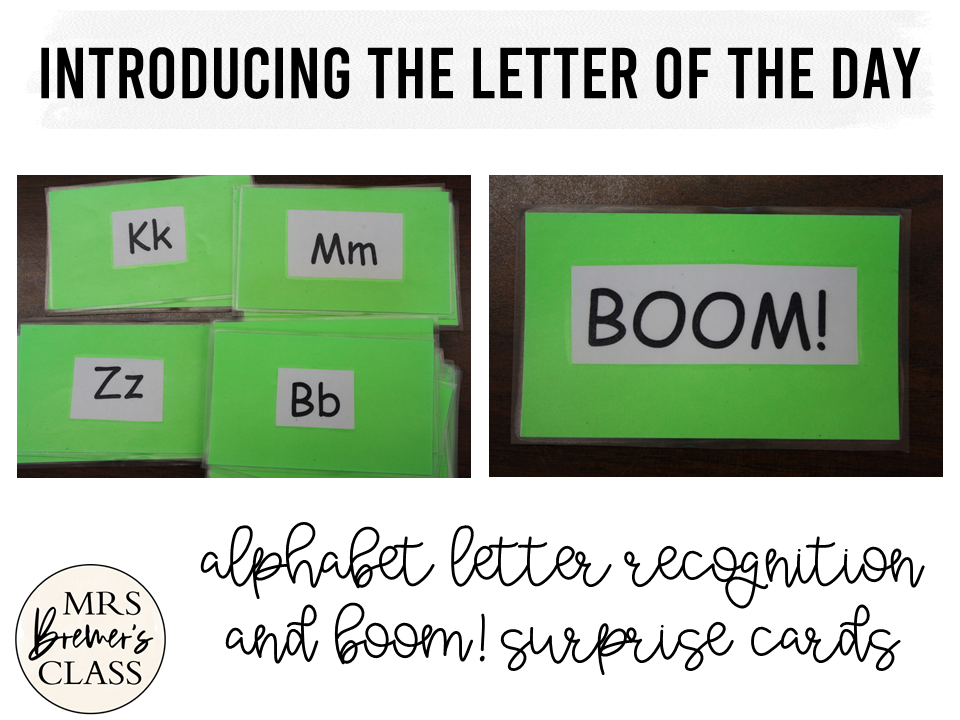 Introducing the Alphabet Letter Of The Day in Kindergarten | Mrs ...
