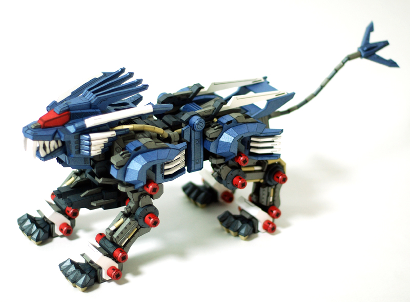 RZ-028 Blade Liger Papercraft model ~ Chimera's Crafty Creations