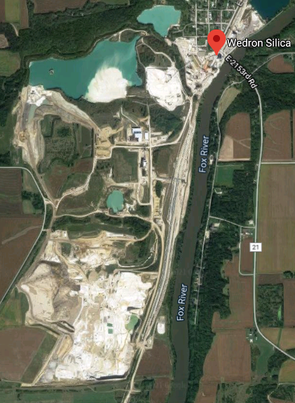 Towns and Nature: Wedron, IL: Sand Quarry