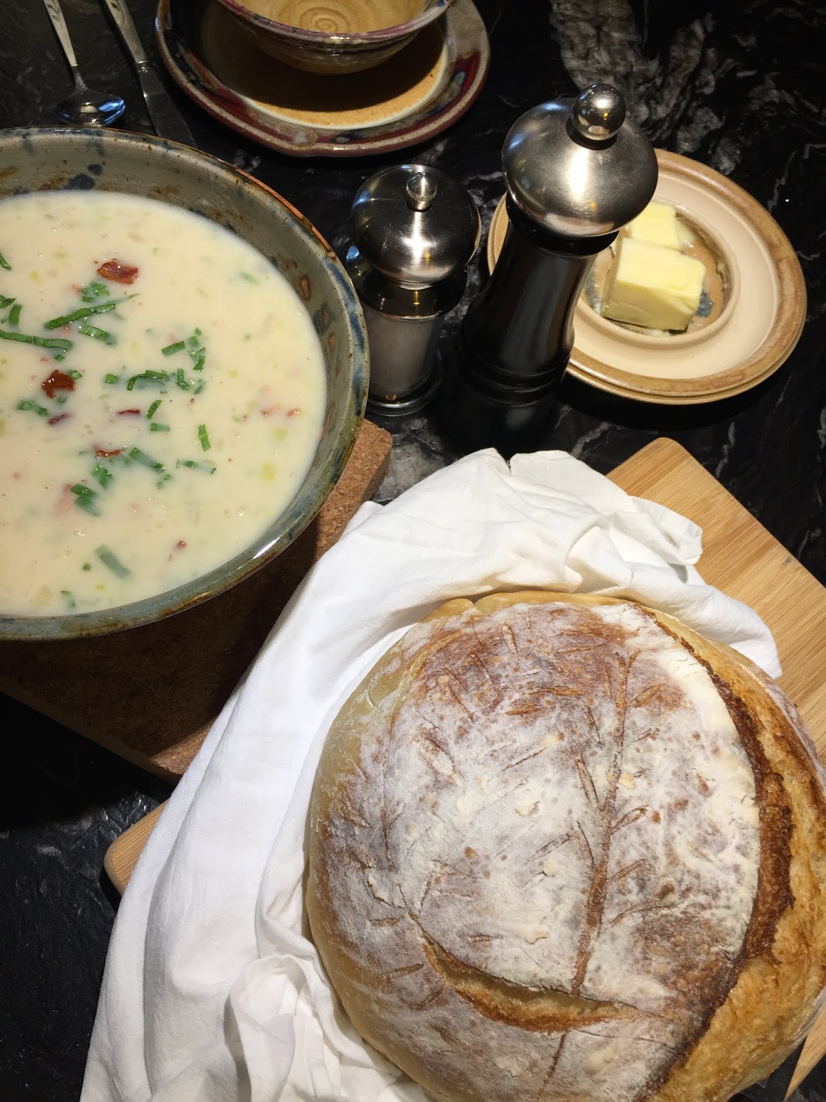 Rhubarb & Roses: Woodland Ramp and Potato Soup
