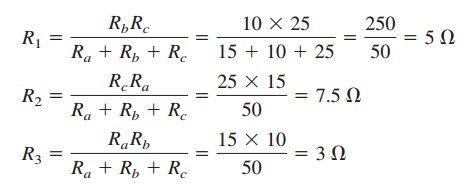 2 Simple Wye-Delta Transformation Circuits