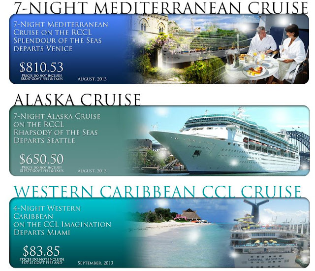 Travel & Lifestyle Marketing: 邮轮旅游航线 Cruises Dream Trips Life