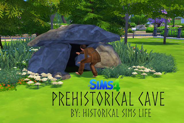 TS4: Cave for Prehistoric Age | History Lover's Sims Blog