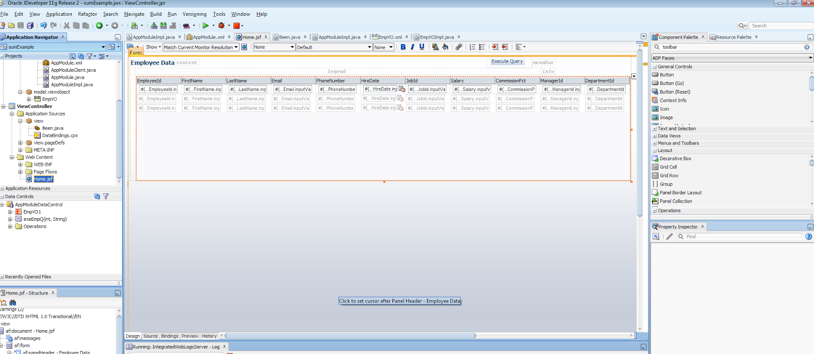 Oracle Adf How To Call Appmoduleimpl Class Method In Been Through Binding Second Method