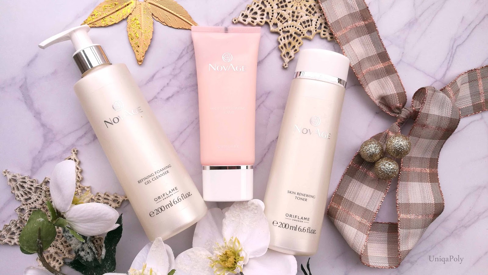 UniqaPoly: 12 DAYS OF CHRISTMAS - Oriflame: NovAge cleansing routine