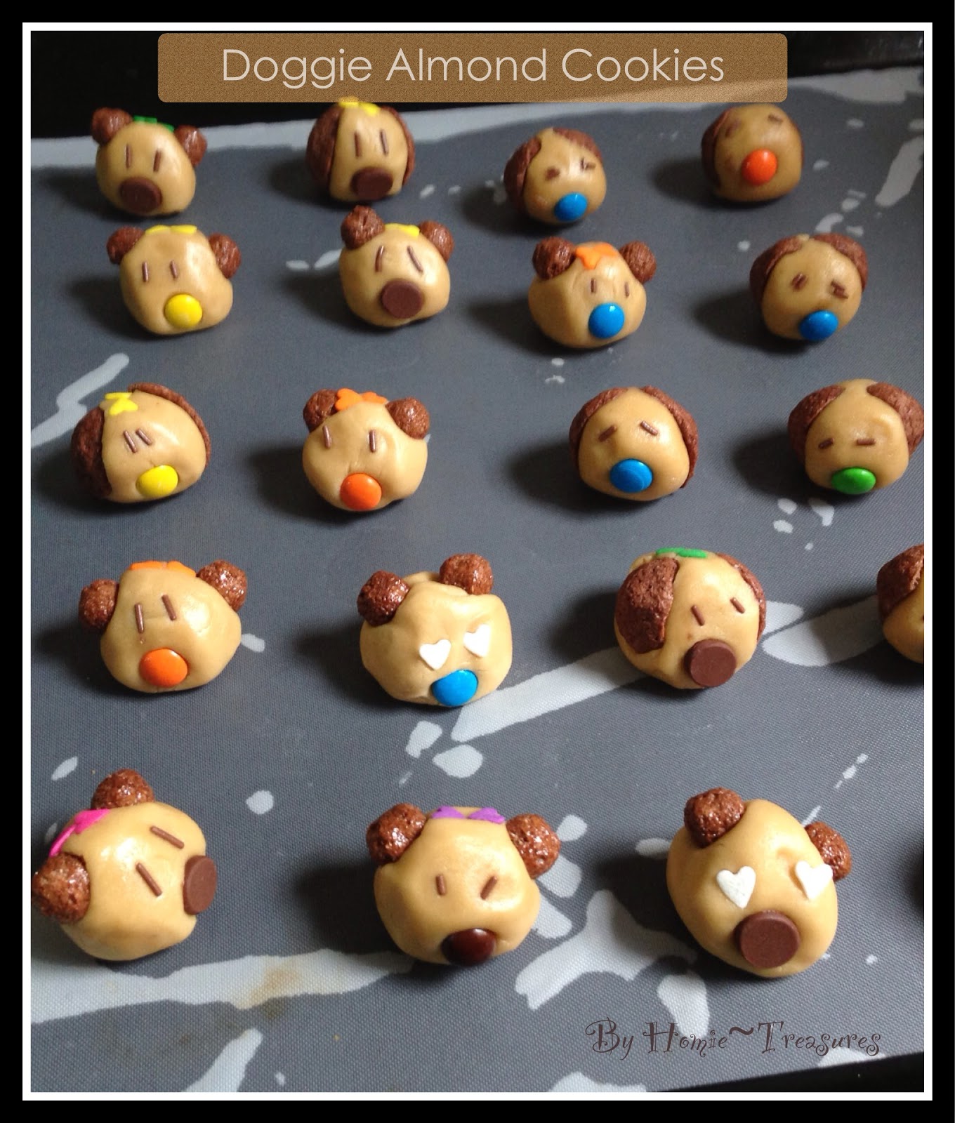 Woo! Woo! Doggie Almond Cookies