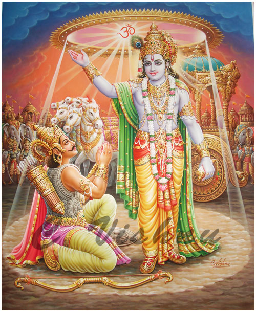 C. Vishnu (Artist): Geeta Updesh