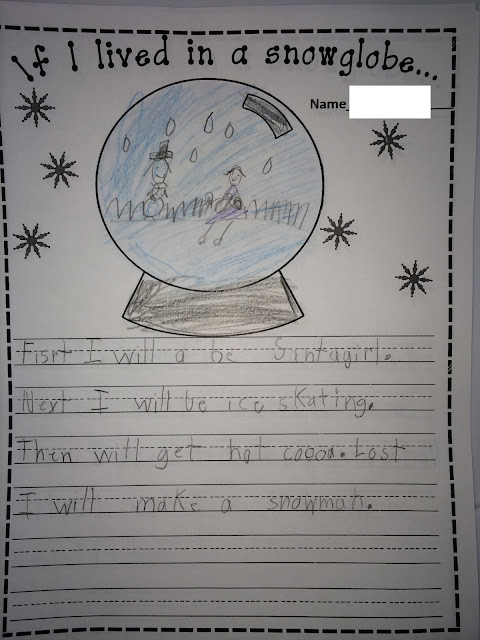 Ms. Molitor's First Grade: If I Lived In a Snow Globe......