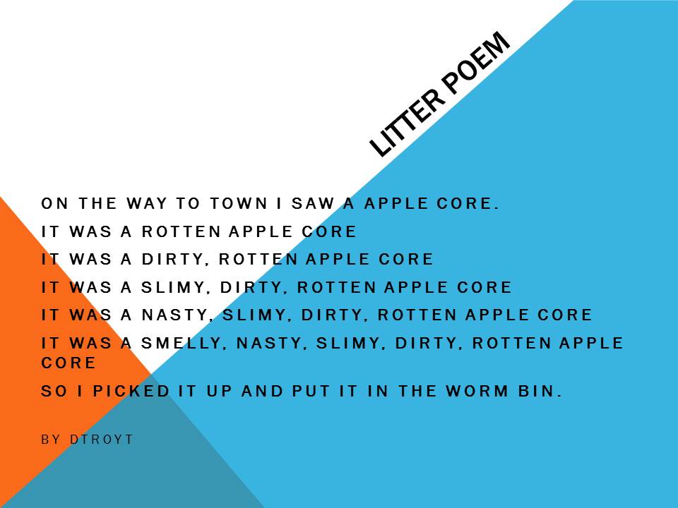 Mighty Mancent16: Litter Poems