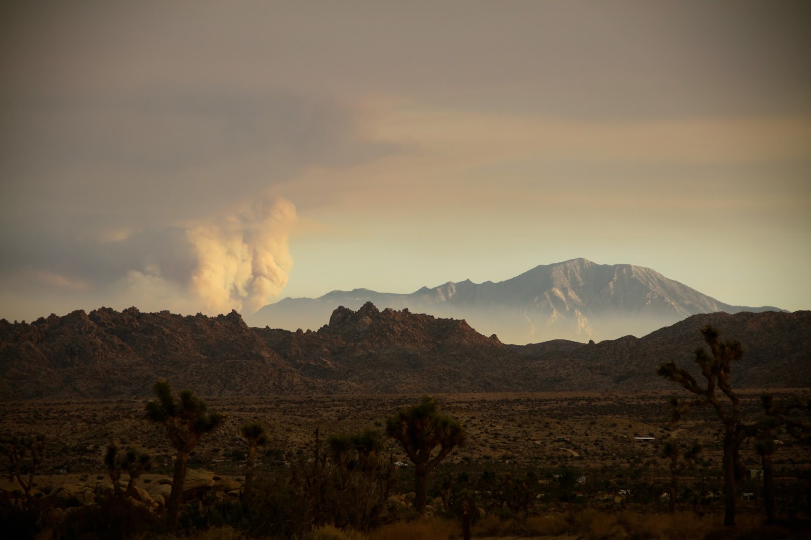 My Scenic Byway: Sunset in Smoke Filled Skies
