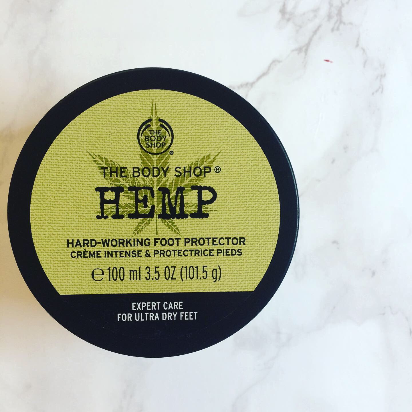 Little obsessions: The Body Shop hemp foot protector