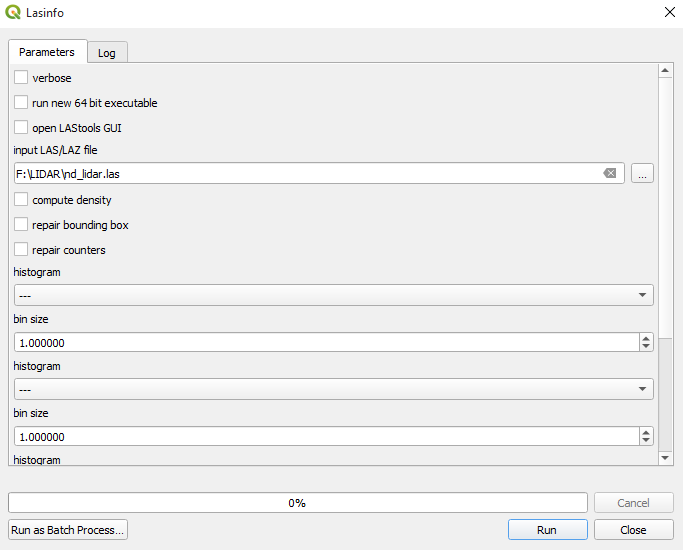 LiDAR Data Processing with LAStools and QGIS 3
