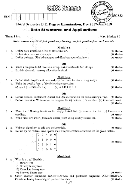 Visvesvaraya Technological University B.E. COMPUTER SCIENCE (CBCS ...