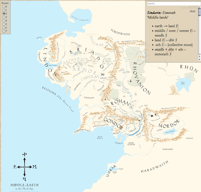 Seduced by the New...: Interactive Middle Earth Maps