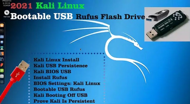 2021 Kali Linux Bootable USB Rufus Flash Drive