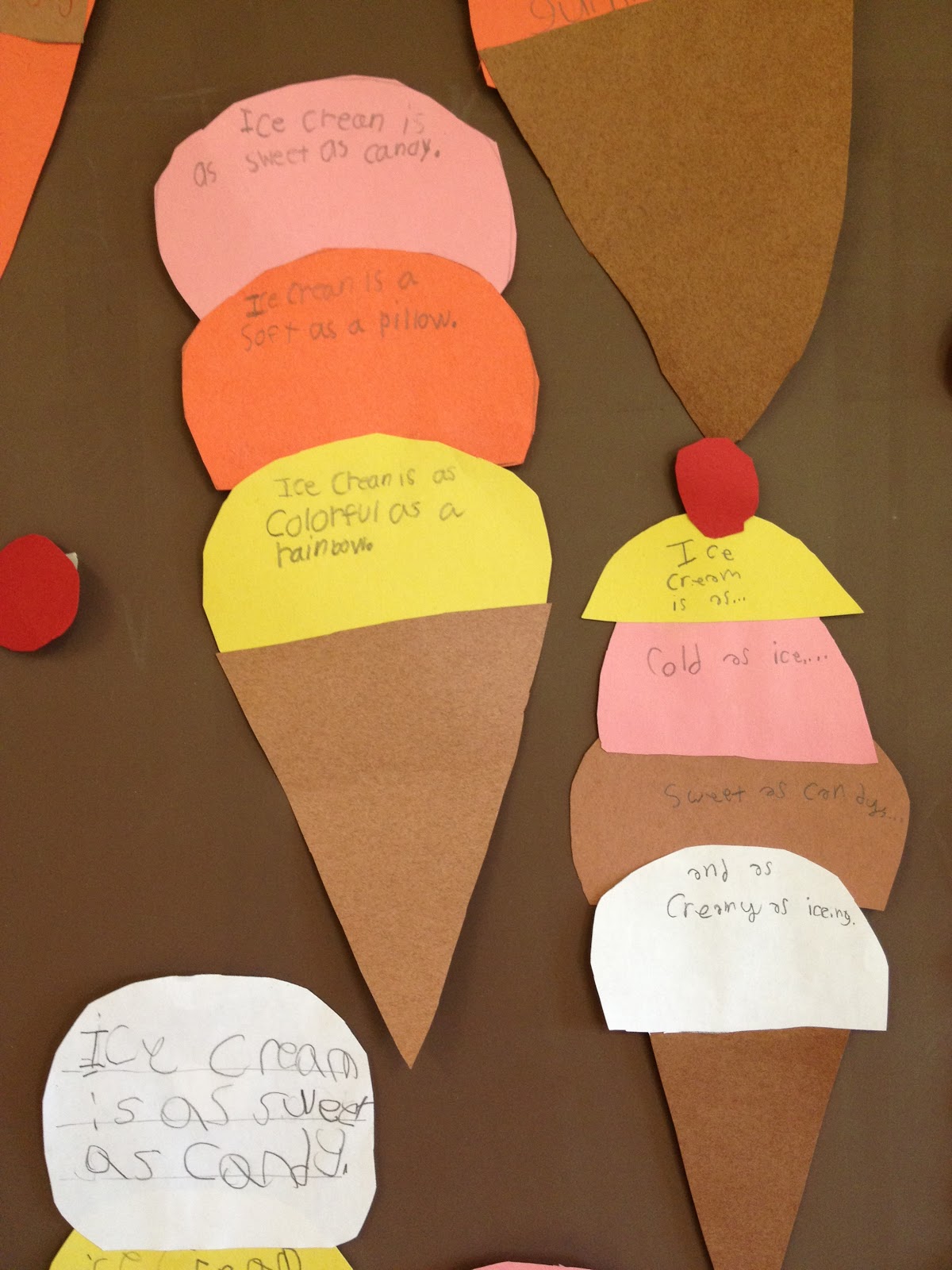 First Grade Spies: Sweet Similes