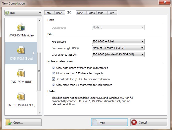 Cara buat CD / DVD Bootable dengan Nero Burning Rom - Eris DSR