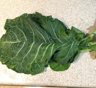 Braised Collard Greens as Appetizer