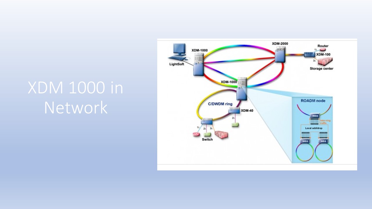 DWDM/OTN: Shelf View of ECI XDM 1000 [Multiplexer]