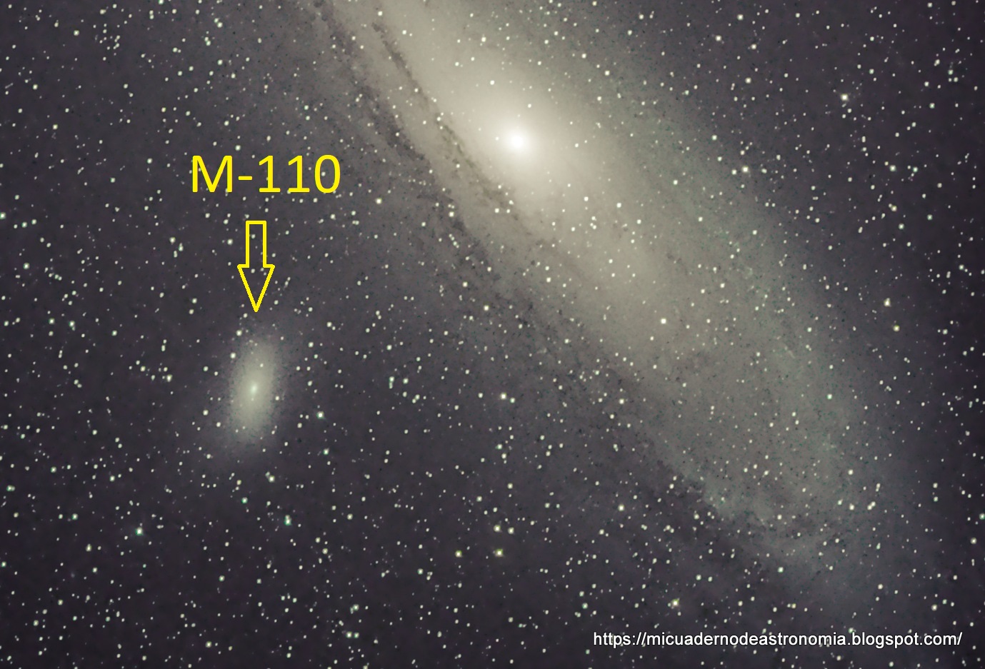 Mi cuaderno de Astronomia : Messier 110