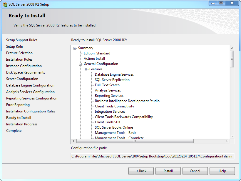 SAP Business One: Instalasi SQL SERVER 2008 R2